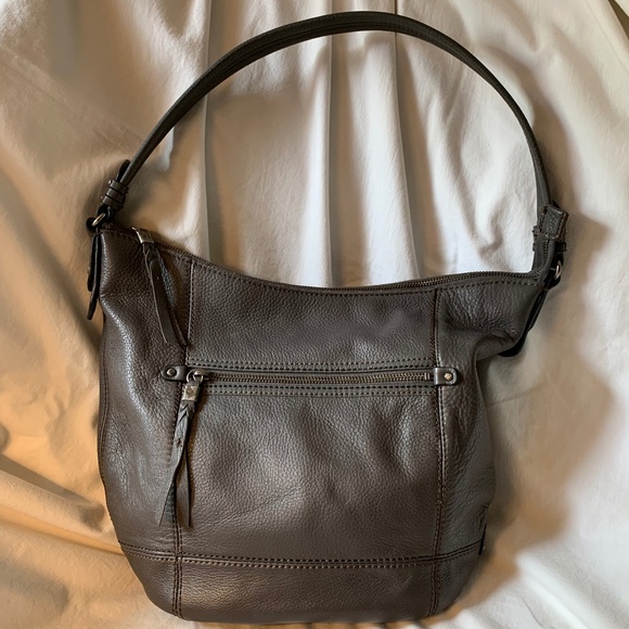 The Sak | Bags | The Sak Sequoia Dark Gray Leather Hobobucket Shoulder ...